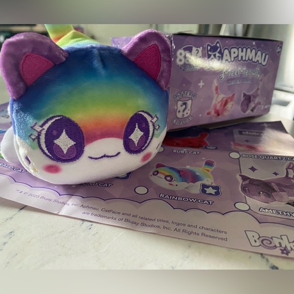 aphmau | Toys | Aphmau Meemeows Rare Rainbow Kitty Litter 4 Plush ...